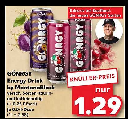Gonrgy Energy Drink Kaufland