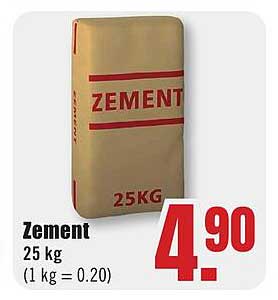 Preis 25 Kg Zement
