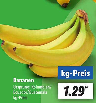 Bananen Angebot bei Lidl - ProspektGuru.de