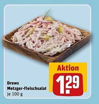 Drews Metzger-Fleischsalat Angebot bei REWE Center - ProspektGuru.de
