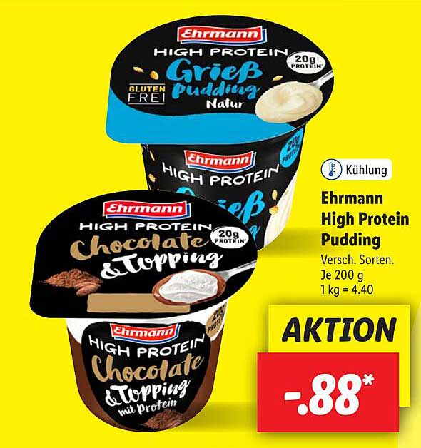 Ehrmann High Protein Pudding Angebot bei Lidl
