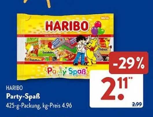 Haribo Party-Spaß Angebot bei Aldi Süd - ProspektGuru.de