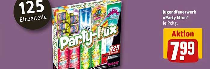 Jugendfeuerwerk »Party Mix« Angebot bei REWE Center