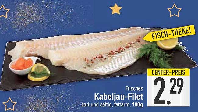 Kabeljau-Filet Angebot bei E-Center