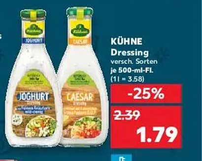 Kühne Dressing Angebot bei Kaufland - ProspektGuru.de