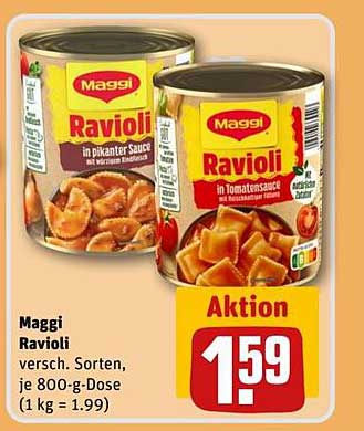 Maggi Ravioli Angebot bei REWE Center