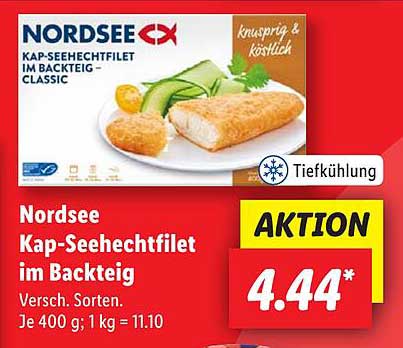 Nordsee Kap-Seehechtfilet Im Backteig - Classic Angebot bei Lidl