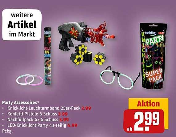 Party Accessoires Angebot bei REWE Center