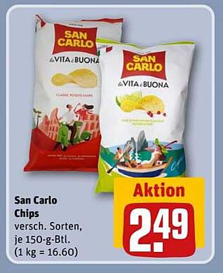 San Carlo Chips Angebot bei REWE Center