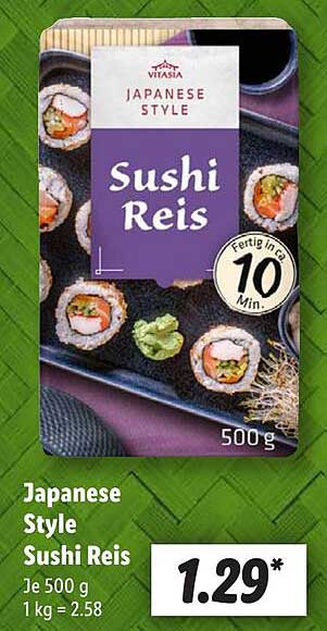 Sushi Reis Angebot bei Lidl