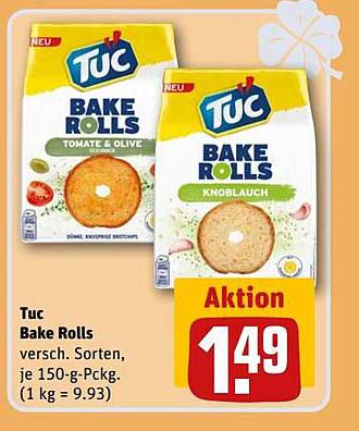 Tuc Bake Rolls Angebot bei REWE Center