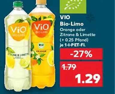 Vio Bio-Limo Angebot bei Kaufland