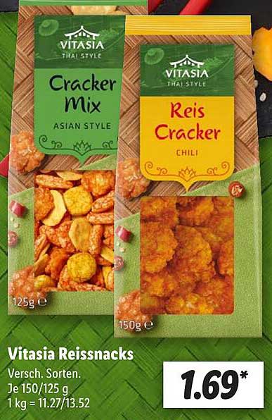 Vitasia Reissnacks Angebot bei Lidl