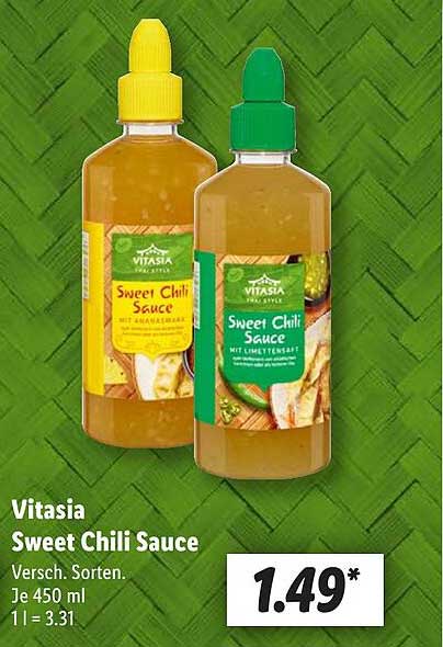 Vitasia Sweet Chili Sauce Angebot bei Lidl - ProspektGuru.de