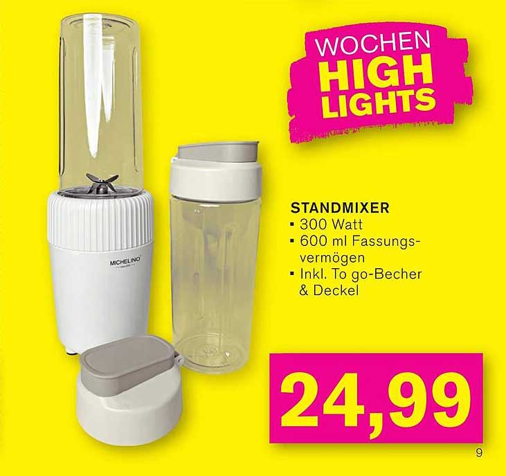 Caso Design Standmixer B 1800 Angebot bei Handelshof - ProspektGuru.de