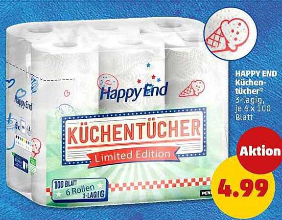 Goldeimer Küchentücher 3-Lagig 4X 128 Blatt Angebot bei Budni ...