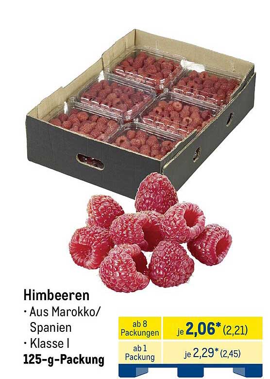 Wunderbar Himbeeren Kalorien 125 G Bilder
