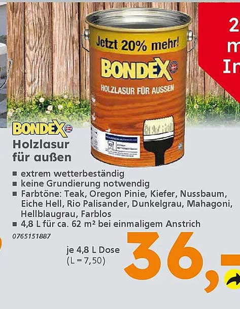 Luxus Bondex Holzlasur Für Außen Bilder