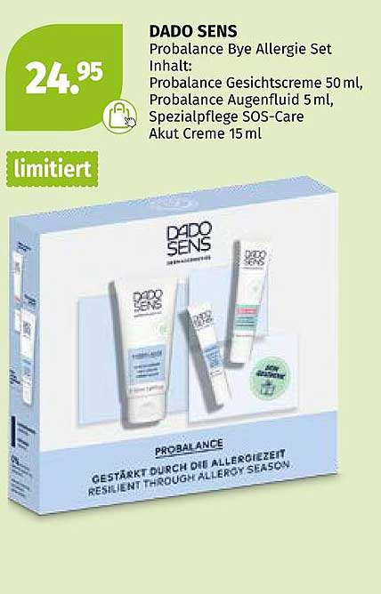 Dado Sens Probalance Bye Allergie Set Angebot bei Müller - ProspektGuru.de