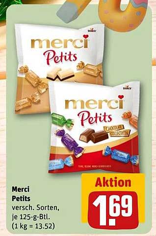 Merci Petits Angebot bei REWE Center - ProspektGuru.de