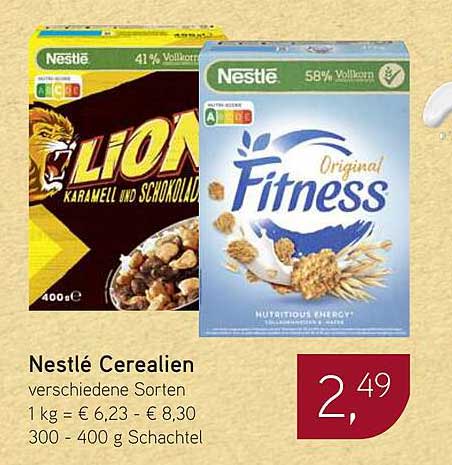 Nestlé Cerialien – Verschiedene Sorten Angebot bei Dornseifer ...