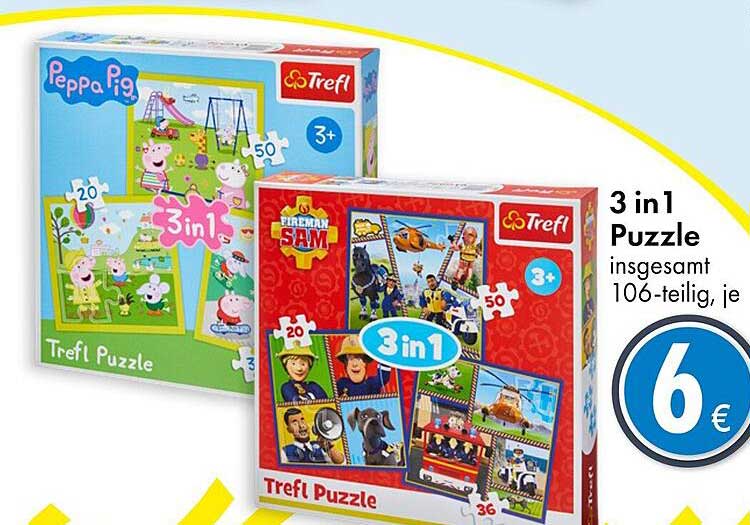 3 In 1 Puzzle Angebot bei TEDi