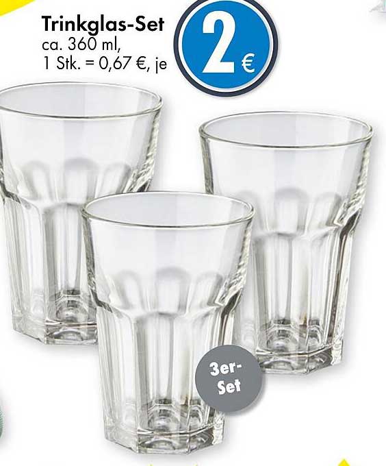 Trinkglas-Set Angebot bei TEDi - ProspektGuru.de