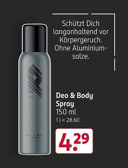 Deo & Body Spray Angebot bei Rossmann