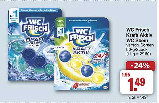 Wc Frisch Kraft Aktiv Wc Stein Angebot bei Famila Nord West