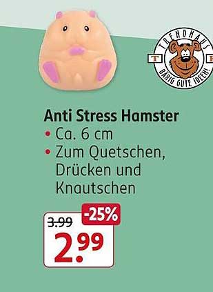 Anti Stress Hamster Angebot bei Rossmann - ProspektGuru.de
