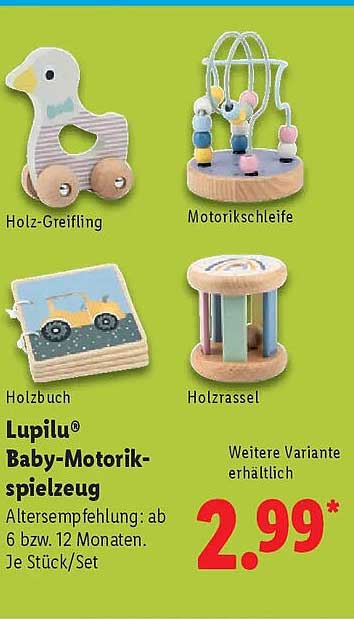 Lupilu® Baby-Motorspielzeug Angebot bei Lidl - ProspektGuru.de