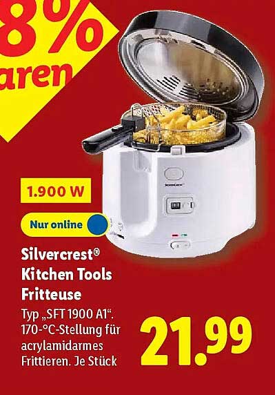 Silvercrest® Kitchen Tools Fritteuse Angebot bei Lidl - ProspektGuru.de