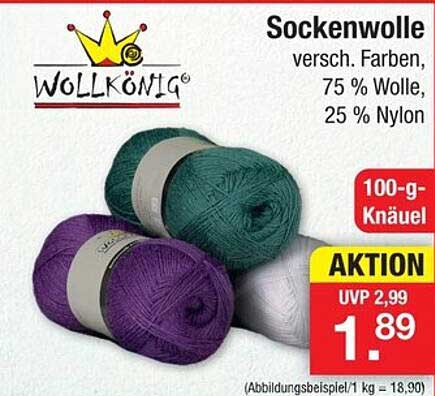 Socke Wolle Verschieden Farben, 75 % Wolle, 25 % Nylon 100-G-Knäuel ...
