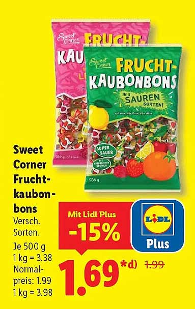 Sweet Corner Kaubo Cubyy's Versch. Sorten Angebot bei Lidl ...