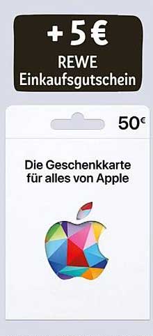 Die Geschenkkarte Für Alles Von Apple Angebot bei REWE Center