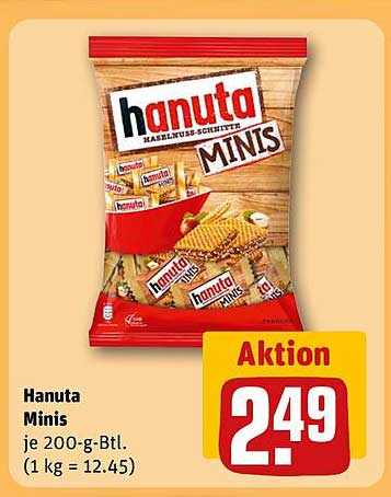 Hanuta Minis Angebot bei REWE Kaufpark