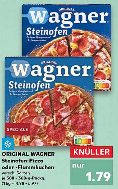 Original Wagner Steinofen-Pizza Oder -Flammkuchen Angebot bei Kaufland ...