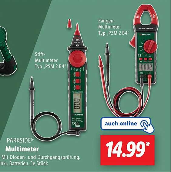 Parkside® Multimeter Angebot bei Lidl