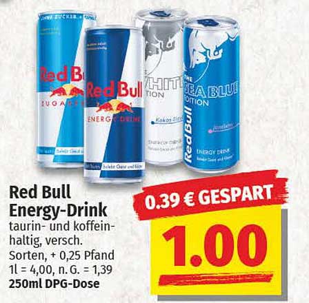 Red Bull Energy-Drink Angebot bei NP Discount
