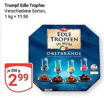 Trumpf Edle Tropfen In Nuss Angebot bei Globus