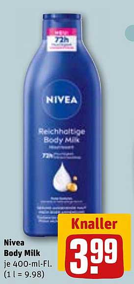 Nivea Reichhaltige Body Milk 400 Ml Angebot bei REWE Kaufpark