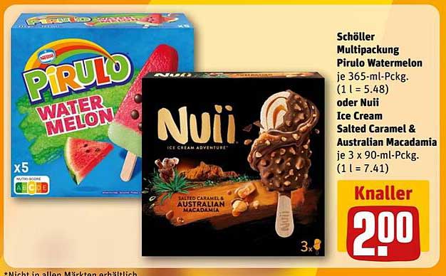 Schöller Multipack Pirulo Watermelon Oder Nuii Ice Cream Salted Caramel ...