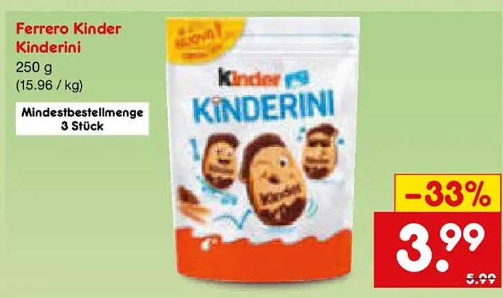 Ferrero Kinder Kinderini Angebot bei Netto Marken-Discount ...
