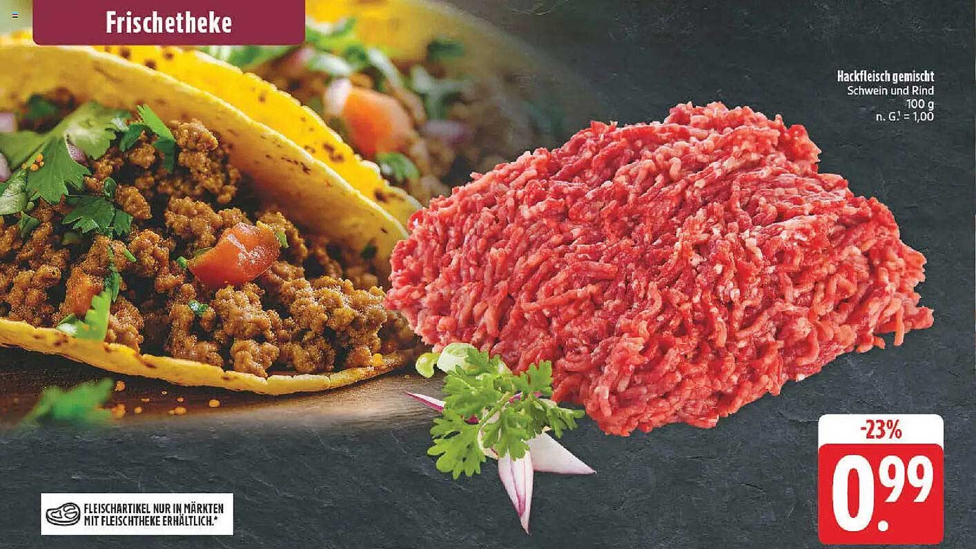 Hackfleisch Gemischt Schwein Und Rind Angebot bei nah & gut ...