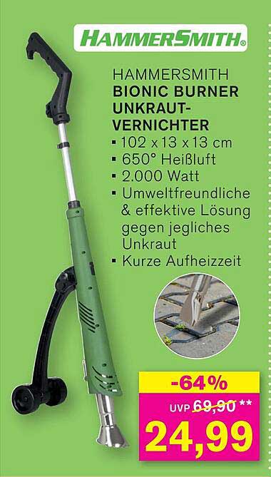 Hammersmith Bionic Burner Unkraut-Vernichter Angebot bei KODi ...