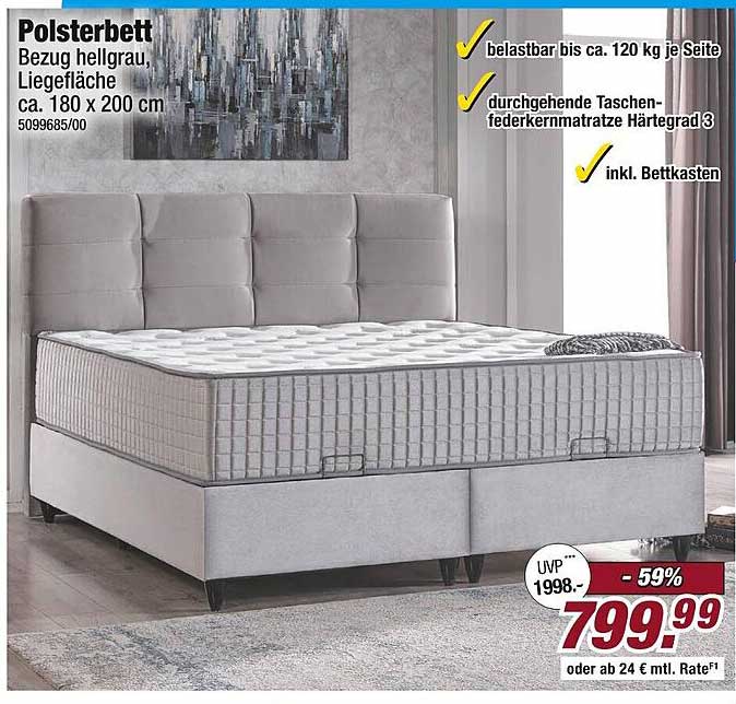 Poco Polsterbett Mit Bettkasten