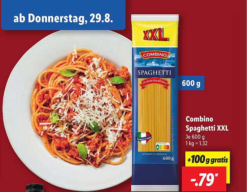 Combino Spaghetti Xxl Angebot bei Lidl