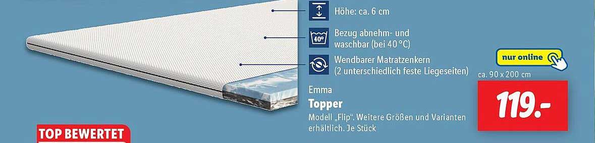 Emma Topper Angebot bei Lidl
