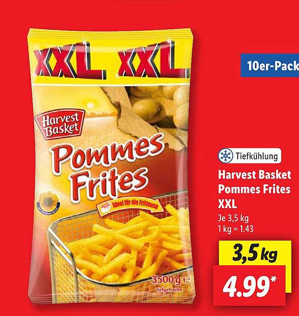 Harvest Basket Pommes Frites Xxl Angebot bei Lidl