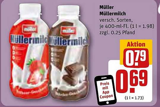 Müller Müllermilch Angebot bei REWE